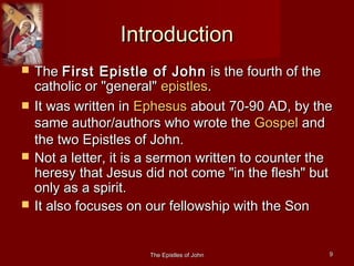 The first epistle of John | PPT