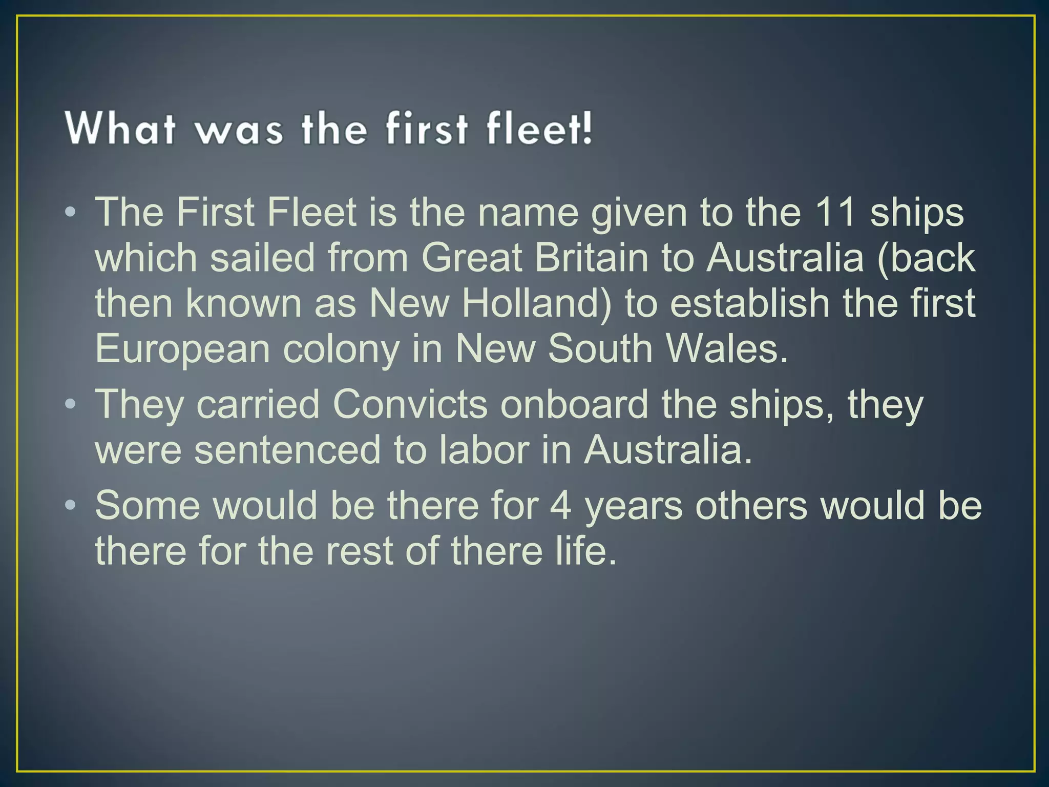 The first-fleet | PPT