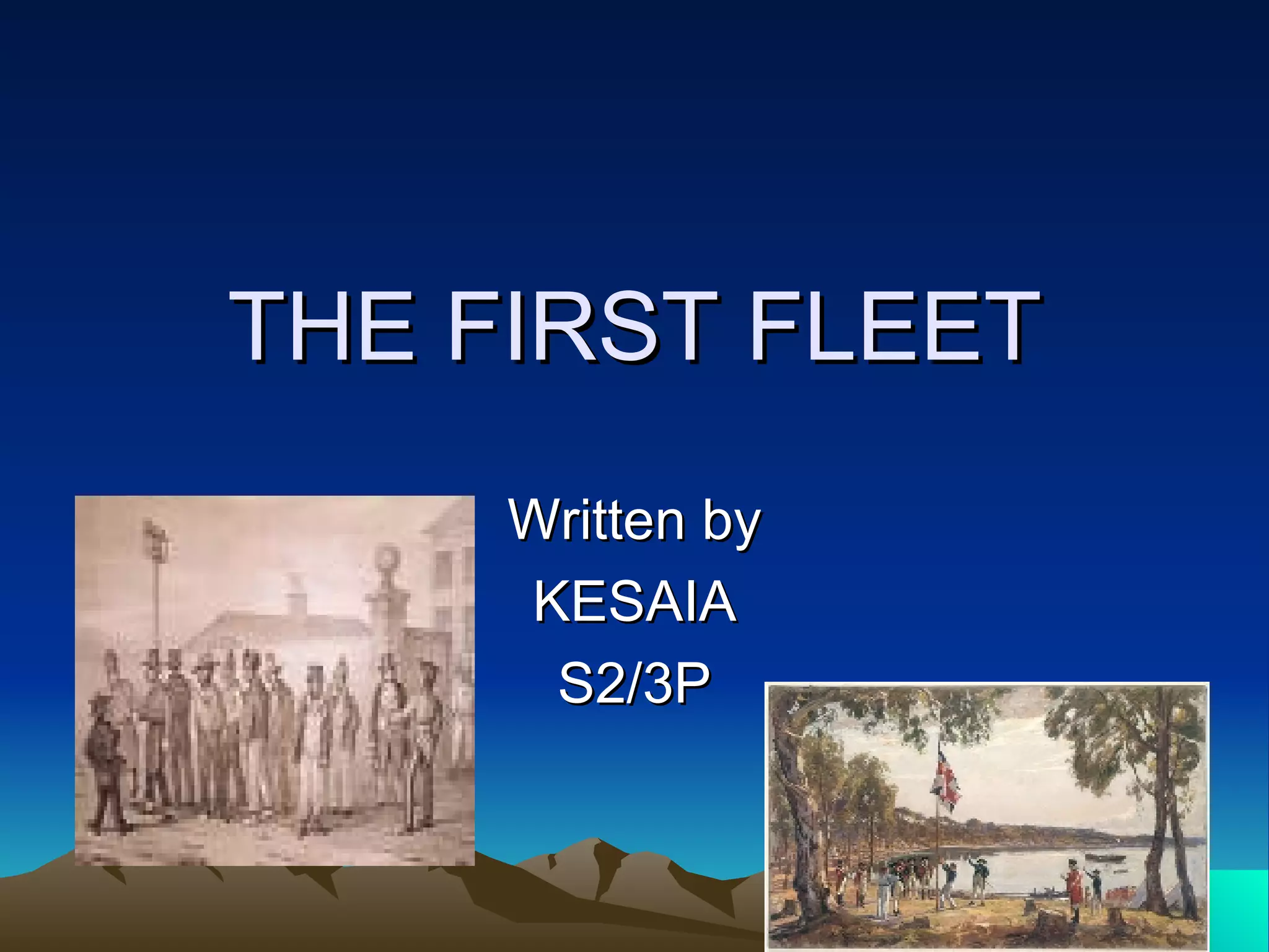 The First Fleet | PPT