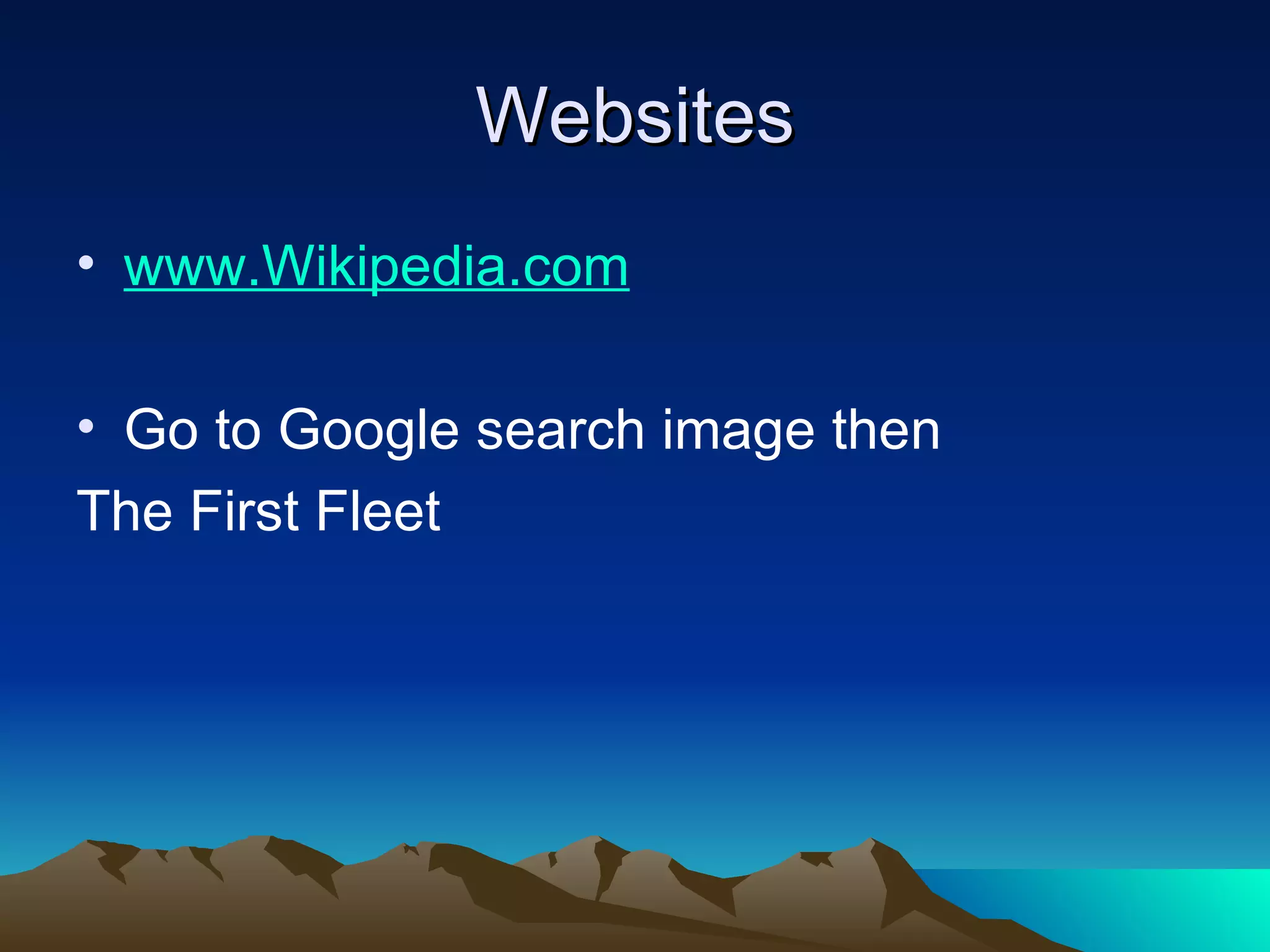 The First Fleet | PPT