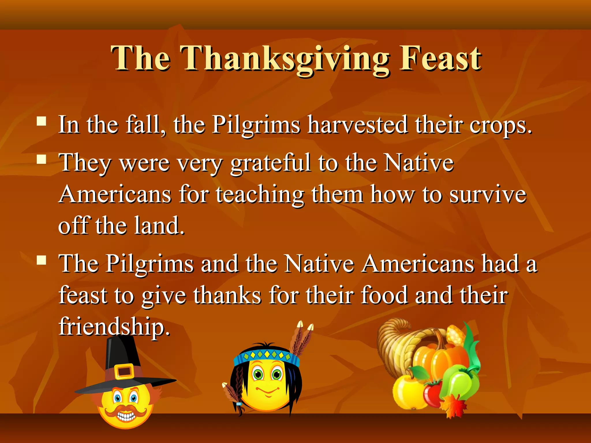 The first-thanksgiving | PPT