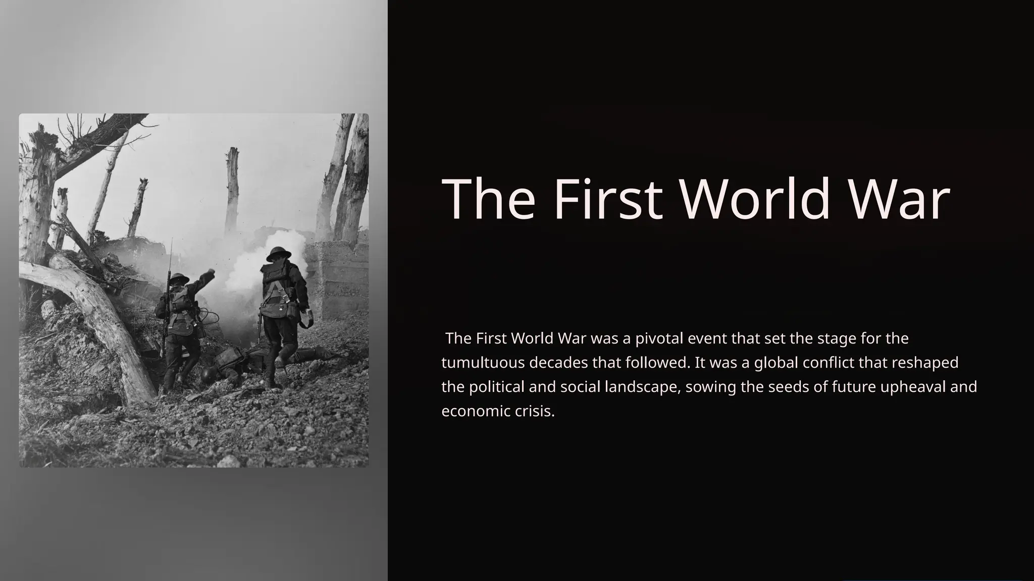 The First World War/ PPT by Aastha Balhara | PPTX