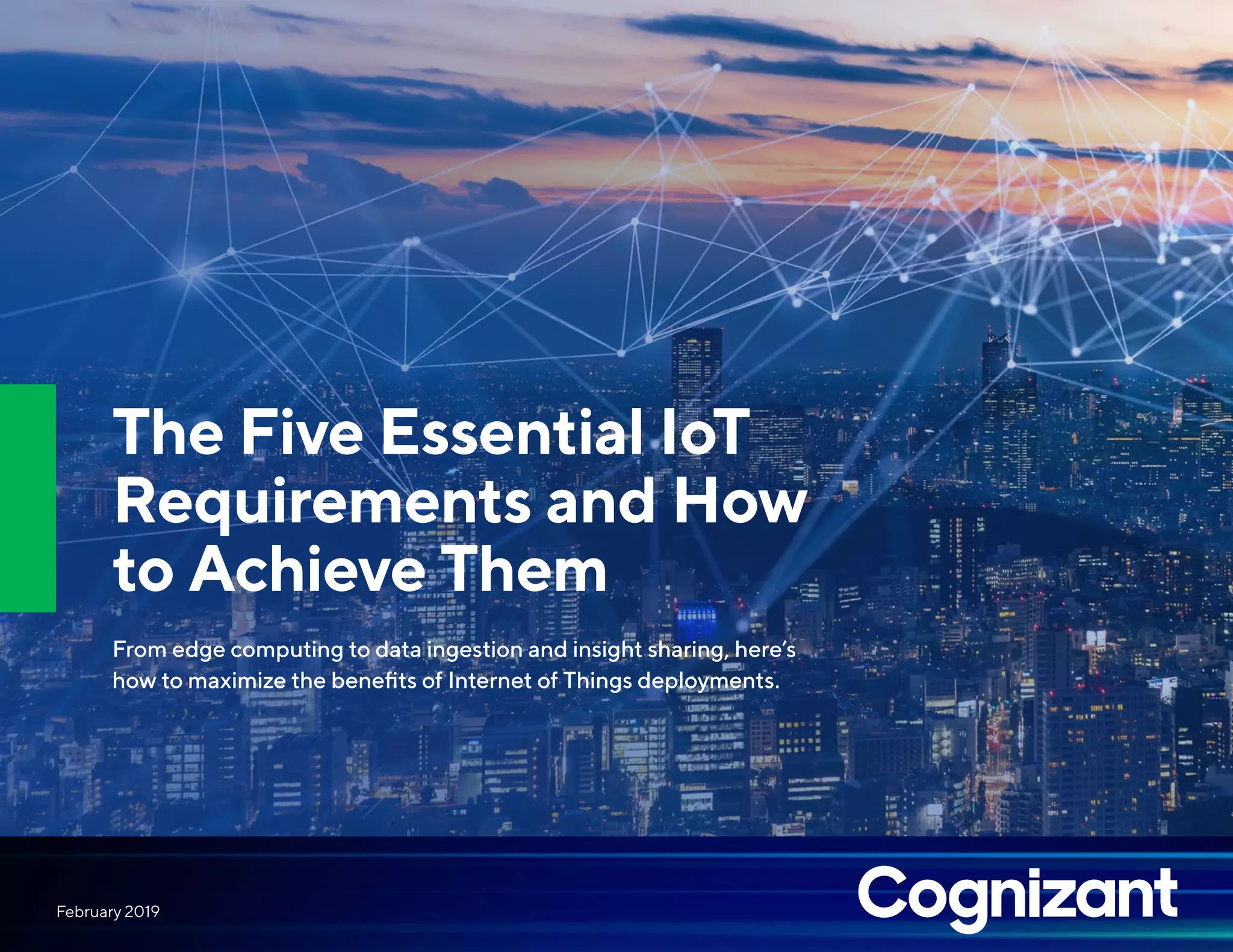 The Five Essential IoT Requirements and How to Achieve Them | PDF