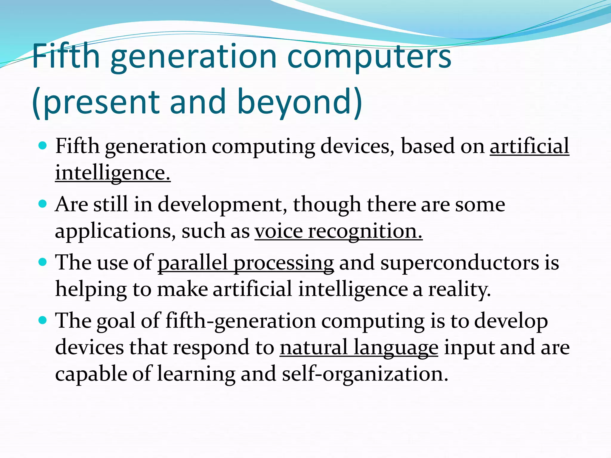 The five-generations-of-computer | PPT