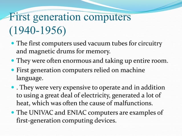 The five-generations-of-computer | PPT
