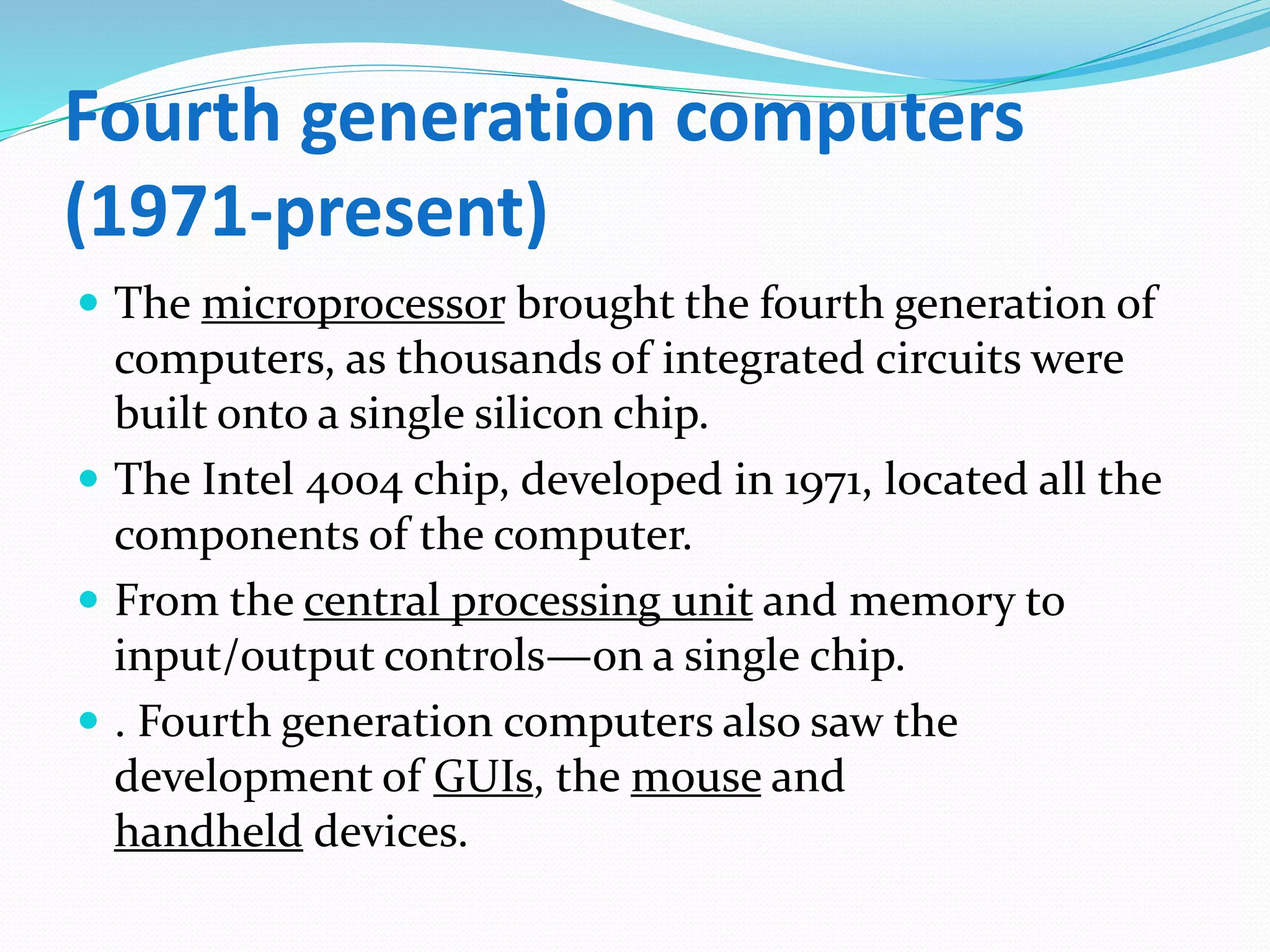 Five Generations of Computer | PPTX