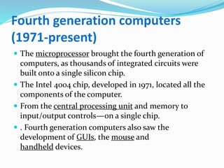 Five Generations of Computer | PPTX