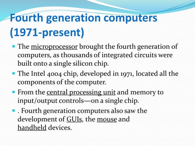 Five Generations of Computer | PPTX