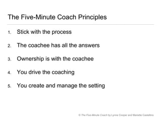 Amplify Your Effectiveness with The Five-Minute Coach | PPT