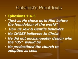 The Five Points Of Calvinism #2 | PPT