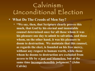 The Five Points Of Calvinism #2 | PPT