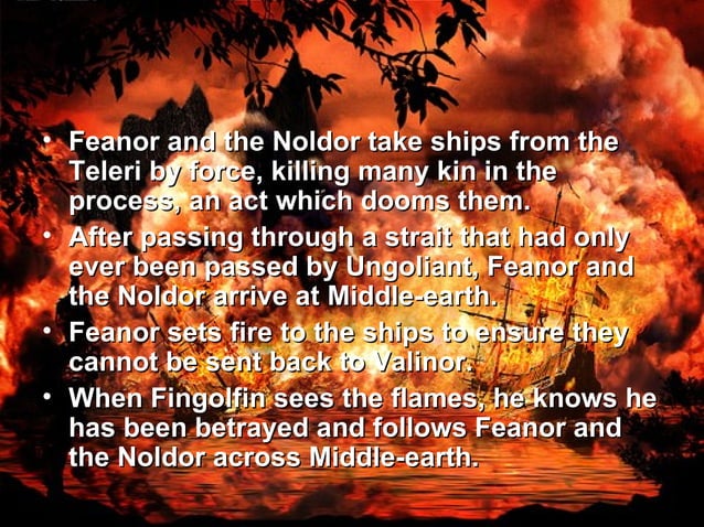 The Flight of the Noldor | PPT