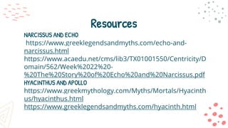 The flower-myths-narcissus-hyacinth-story | PPTX