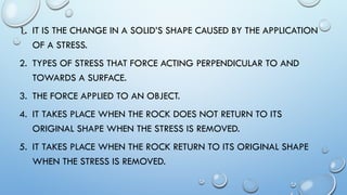 The-folding-and-faulting-of-rocks by james | PPTX