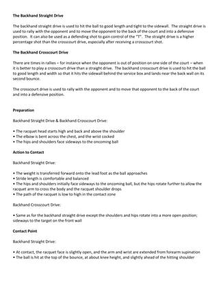 The forehand-and-backhand-drive | PDF