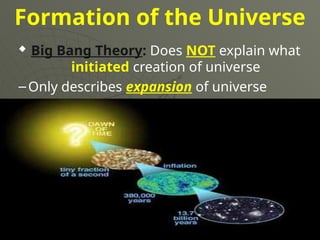The Formations of the Universe and Solar | PPT
