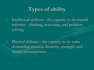 The Foundations of Individual Behavior | PPT