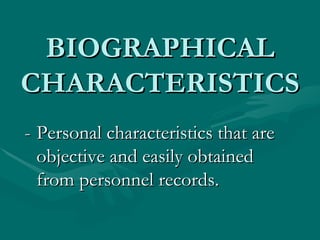 The Foundations of Individual Behavior | PPT