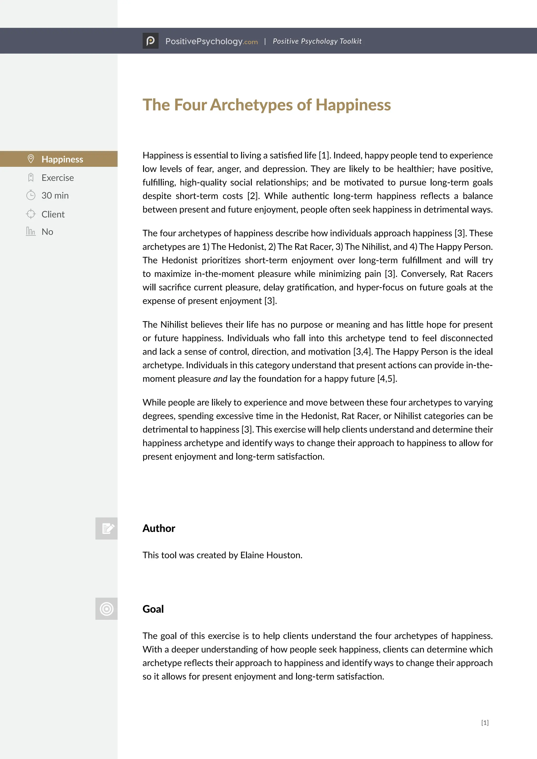 The Four-Archetypes of happiness for all | PDF