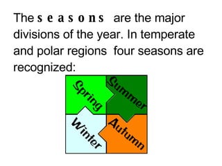 The Four Seasons | PPT