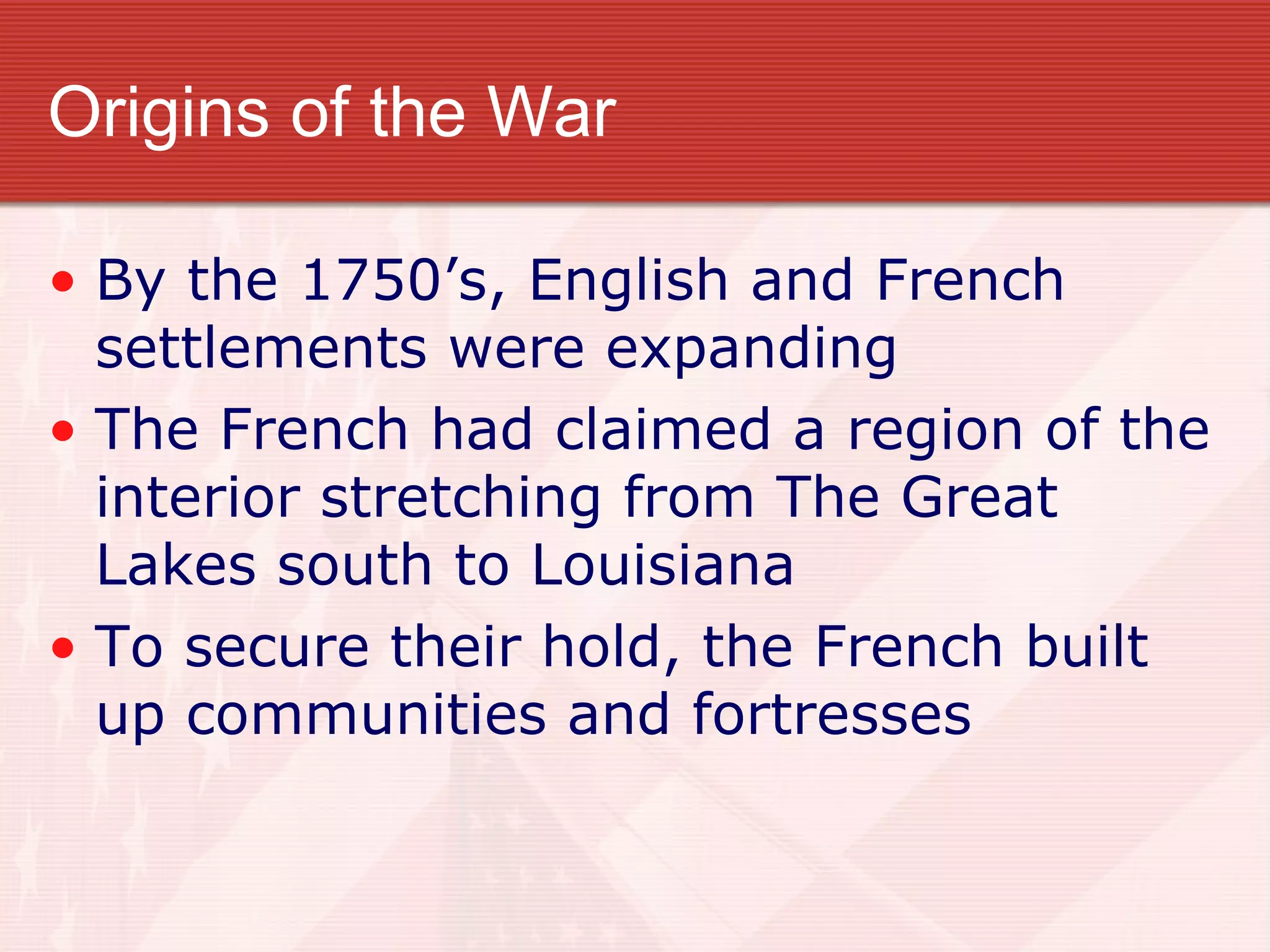 The French and Indian War | PPT
