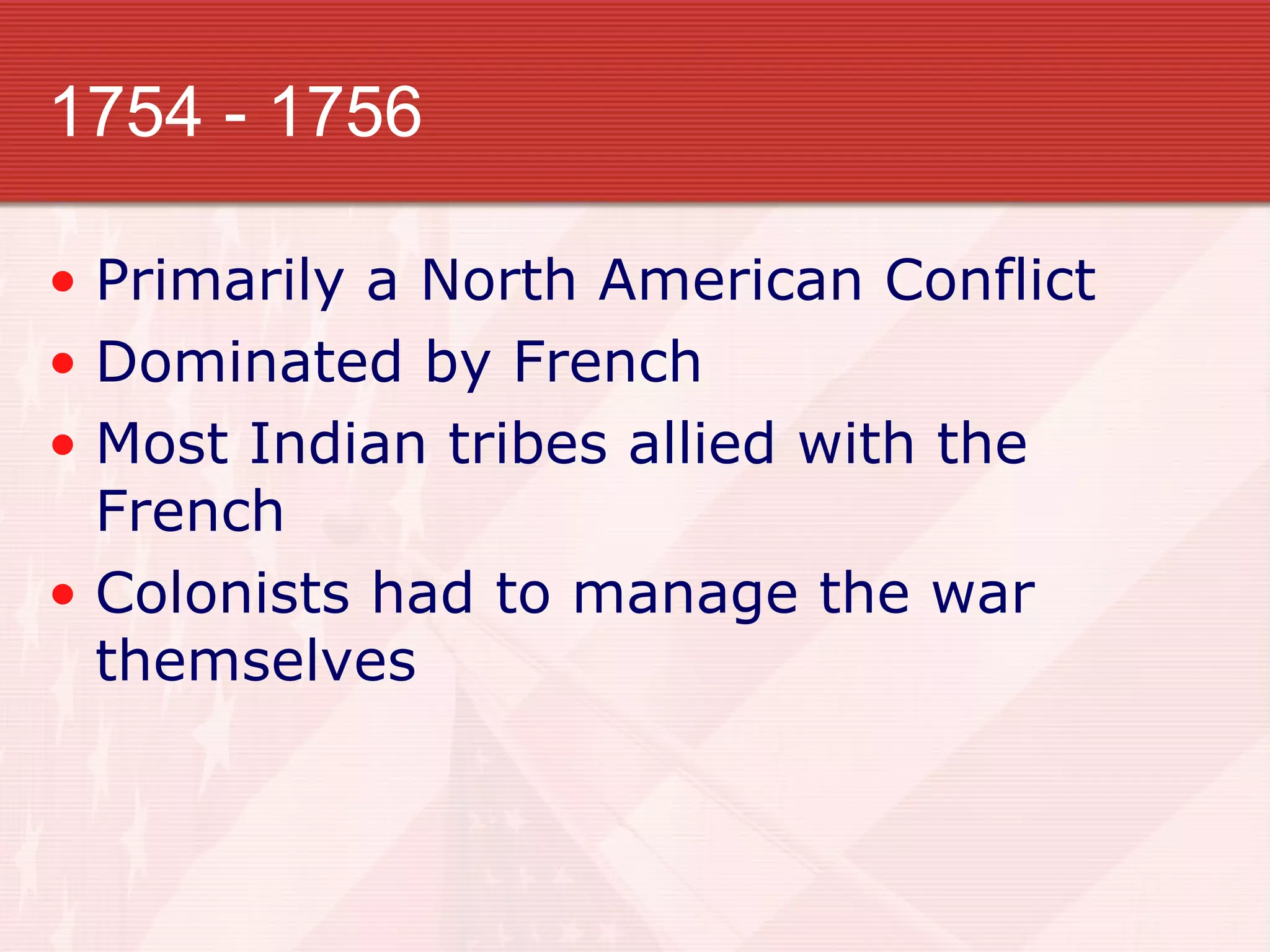 The French and Indian War | PPT
