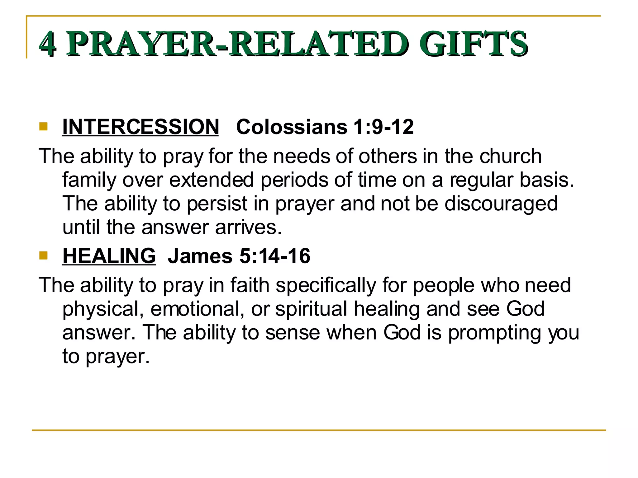 The Fruits And Gifts Of The Holy Spirit | PPT