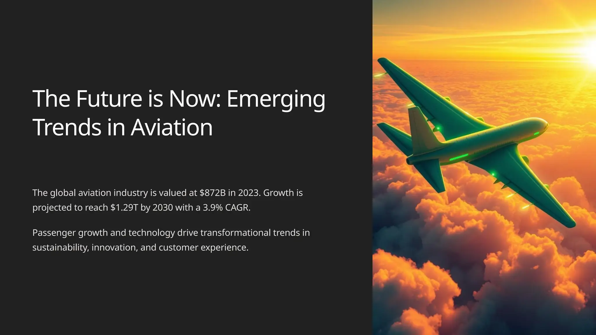 The Future is Now: Emerging Trends in Aviation | PPTX