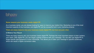 the future of digital PR. | PPT