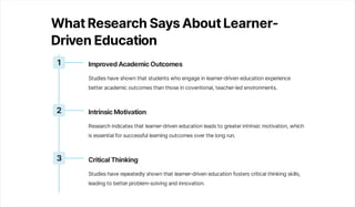 Future of Education: Learner-Driven | PPT