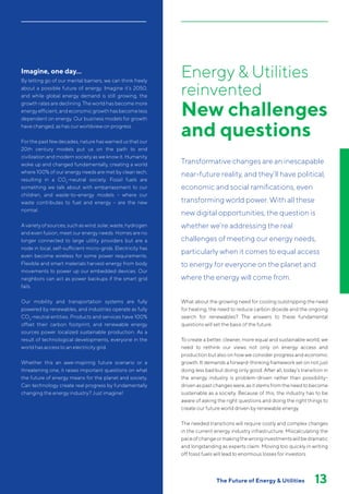 The Future of Energy & Utilities | PDF | Gas and Electric | Home Utilities