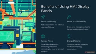Enhance Control & Automation Efficiency with HMI Display Panel | PPT
