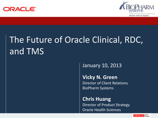 The Future of OC, RDC, and TMS | PPT