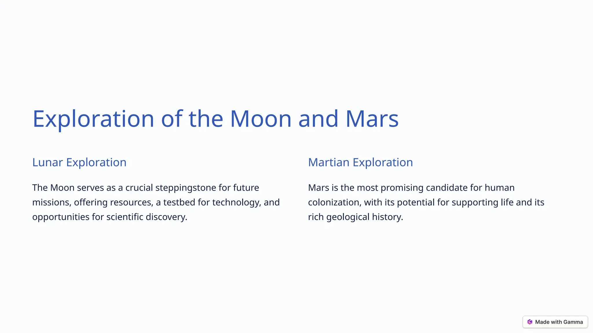 The future of space exploration presentation | PPTX | Space and ...