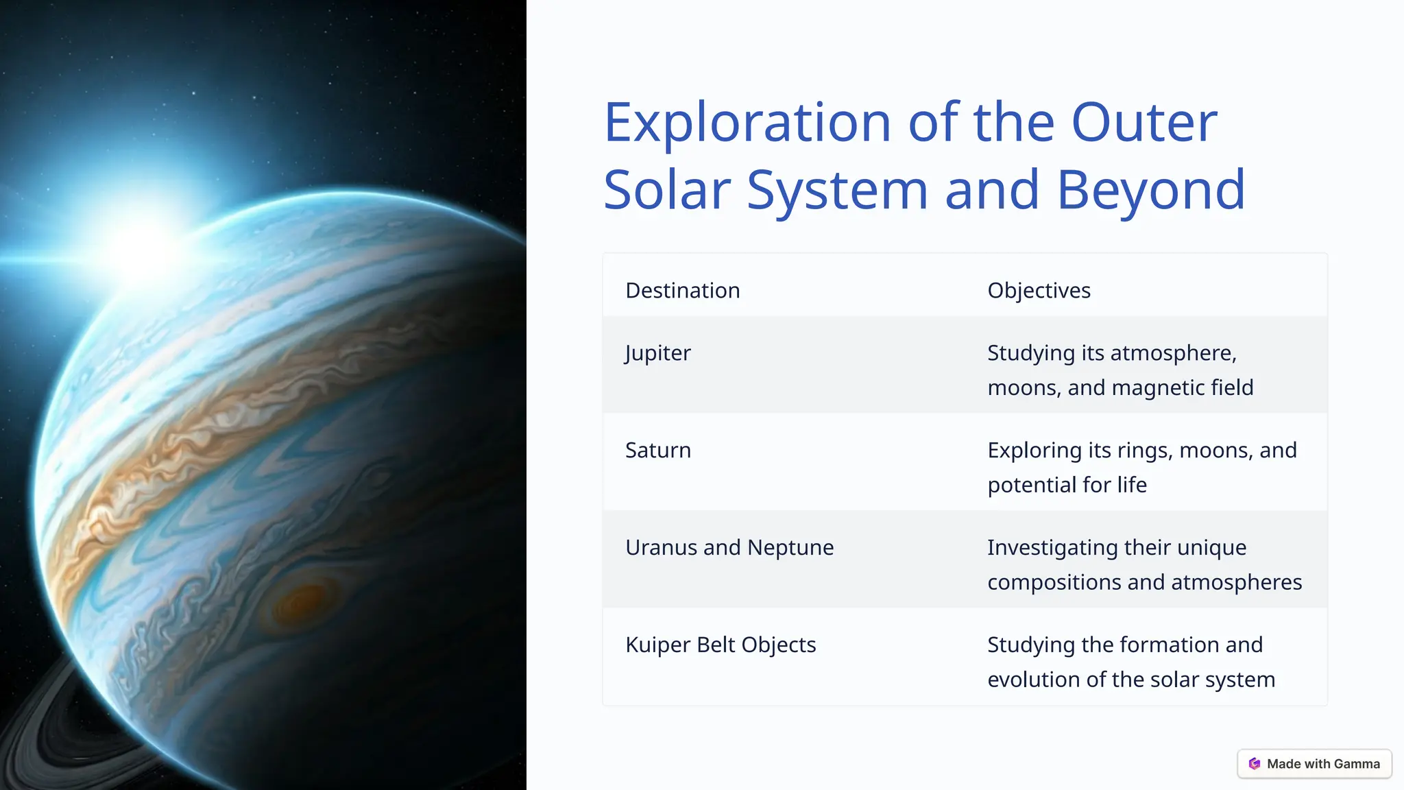 The future of space exploration presentation | PPTX