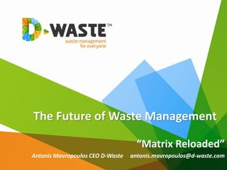 The future of waste management - reloaded | PDF