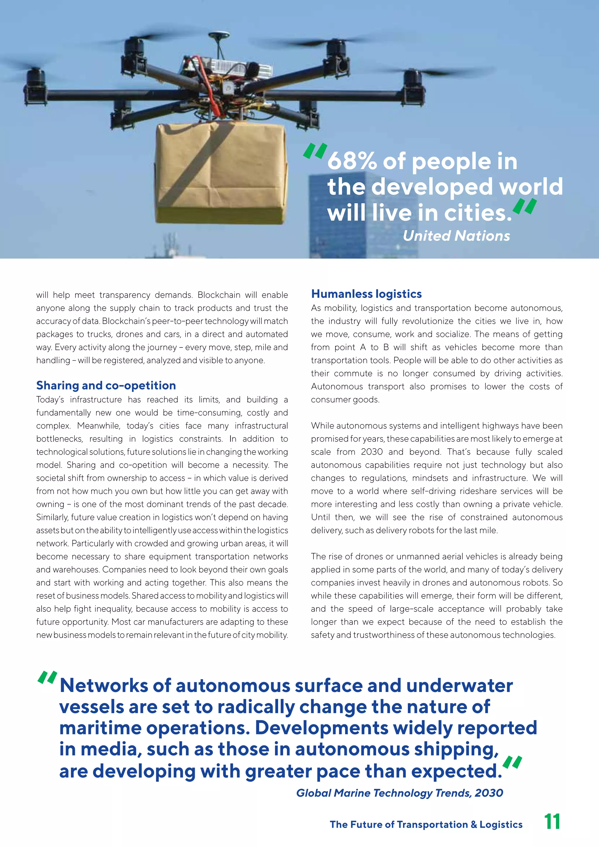 The Future of Transportation & Logistics | PDF