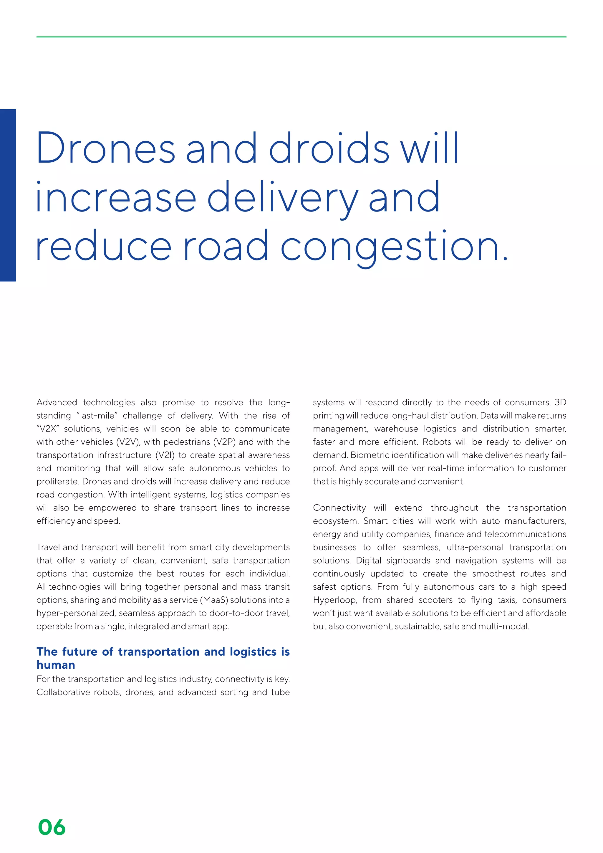 The Future of Transportation & Logistics | PDF