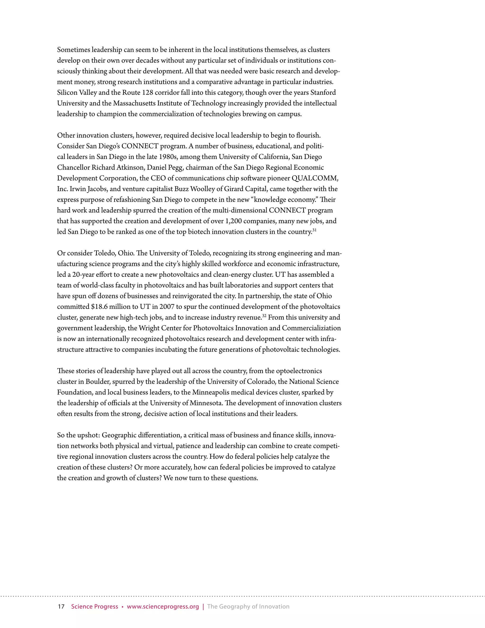 The geography-of-innovation | PDF | Geography | Science