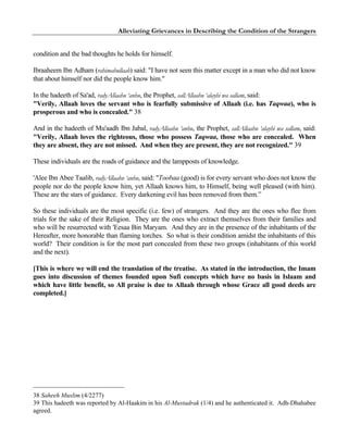 The Ghurabah: The Strangers by Ibn Rajab | PDF