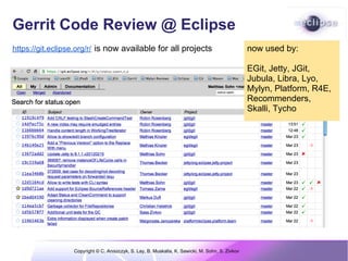 The Git Tutorial - EclipseCon 2012 | PPT