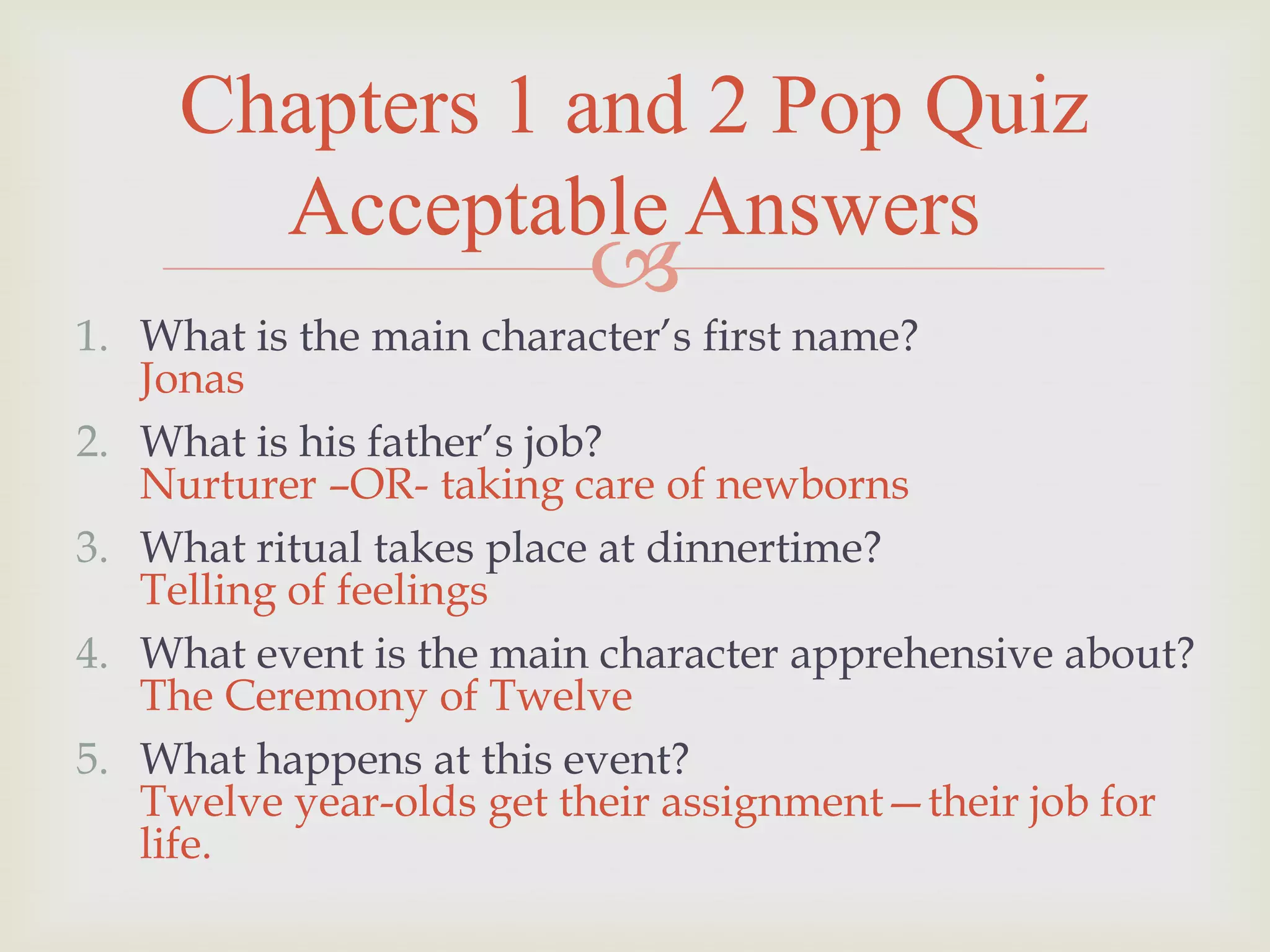 The Giver Novel Questions, Quizzes, and Activities | PPTX