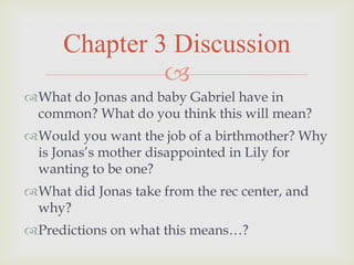 The Giver Novel Questions, Quizzes, and Activities | PPTX
