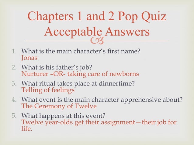 The Giver Novel Questions, Quizzes, and Activities | PPTX | Birth ...