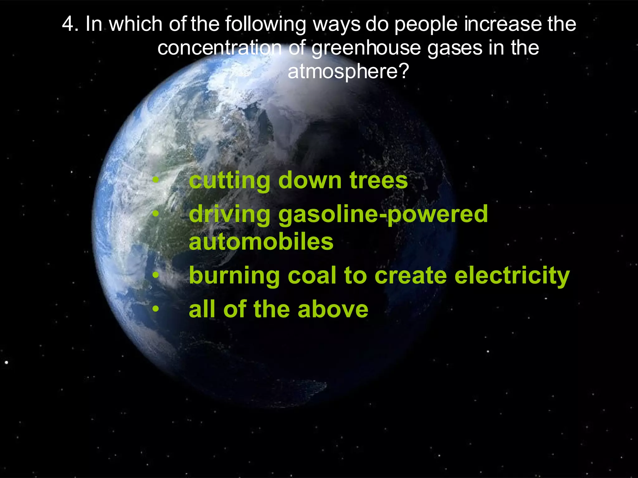 The Global Warming Quiz | PPS | Indoor Environmental Quality | Home ...