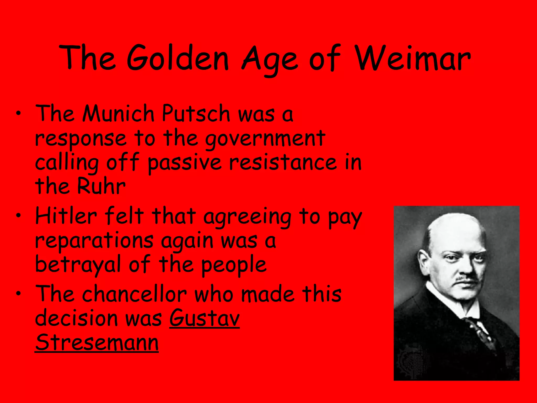 The Golden Age Of Weimar | PPT
