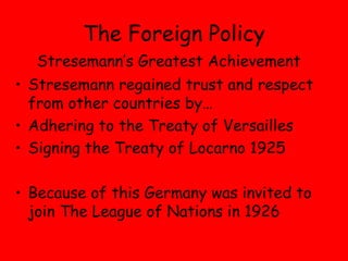 The Golden Age Of Weimar | PPT