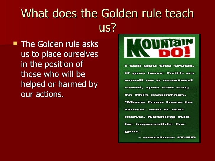 The Golden Rule 1193339161474979 2