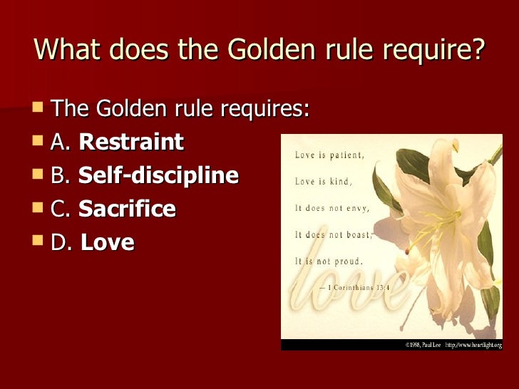 The Golden Rule 1193339161474979 2