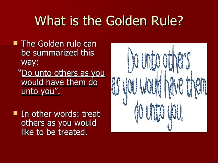 The Golden Rule 1193339161474979 2